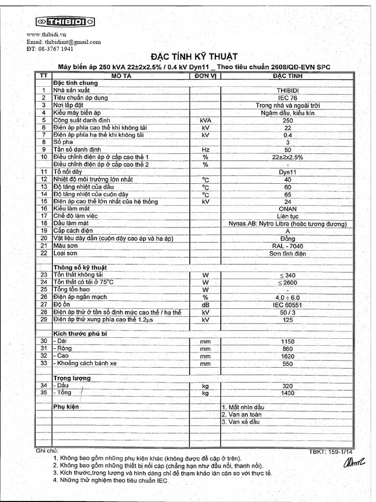 Thibidi TSKT MBA 250 2204 2608 SPC | PDF