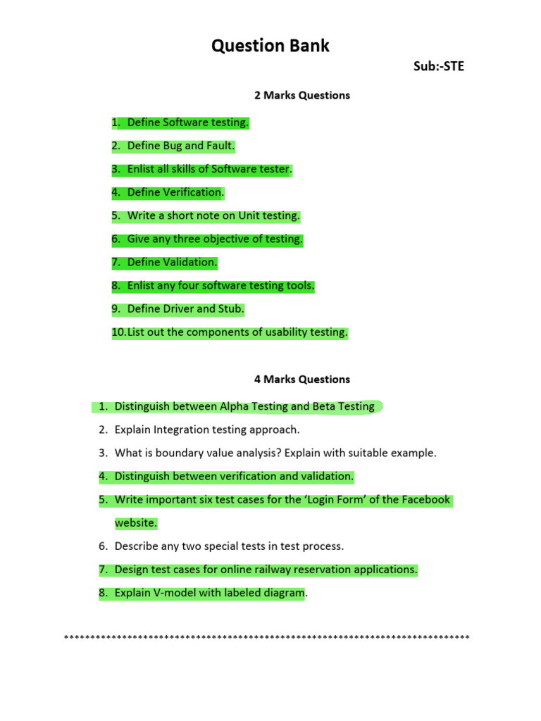STE-Question Bank | PDF | Computers | Technology & Engineering