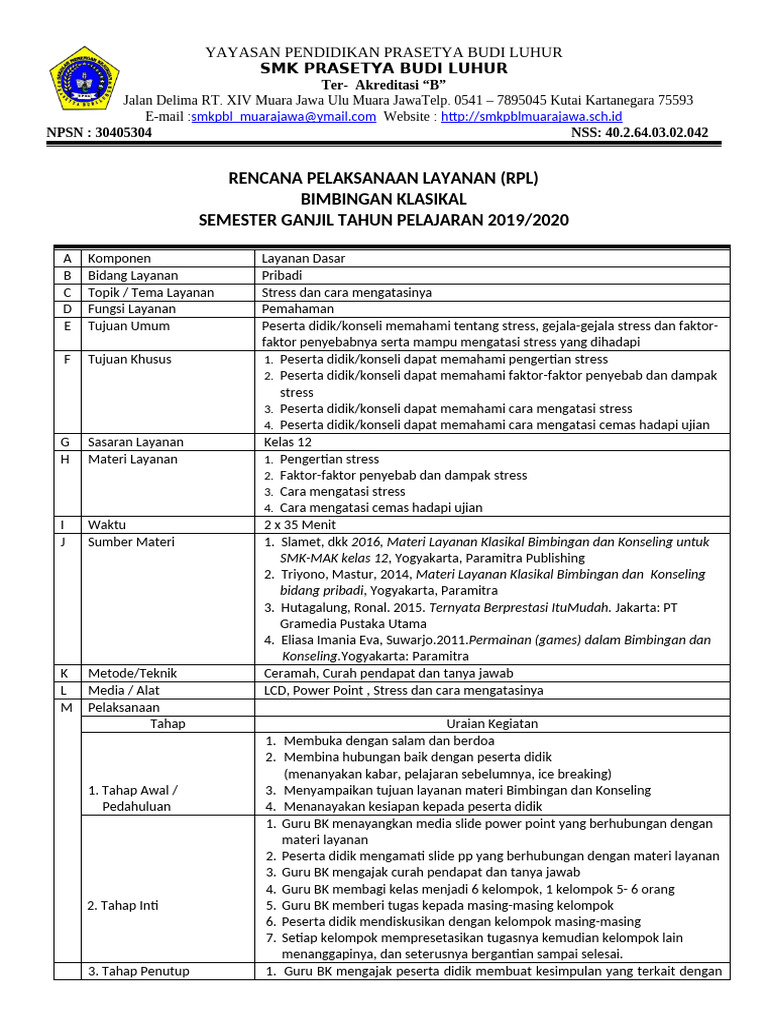 RPL Stress Dan Cara Mengatasinya (Ganjil) | PDF
