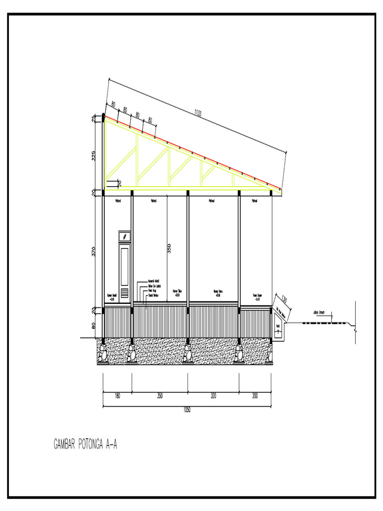 Potongan A-A | PDF