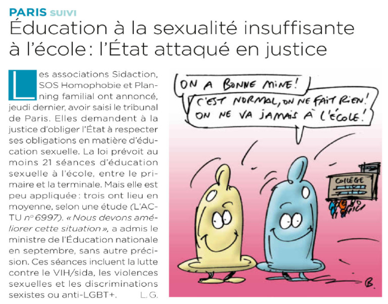 Education A La Sexualite Article | PDF
