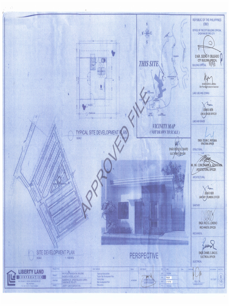 Approved Building Plan Magnolia SMV | PDF