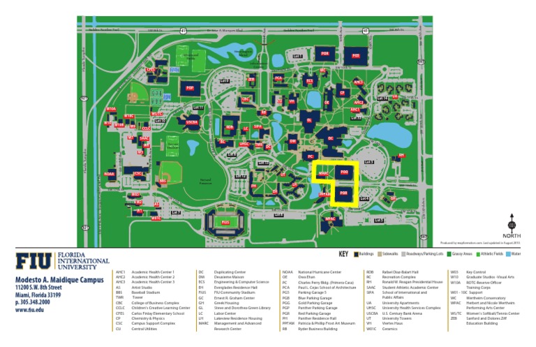 FIU Modesto Maidique Campus Map | PDF
