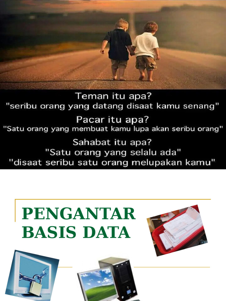 Pertemuan 10 Pengenalan Database | PDF