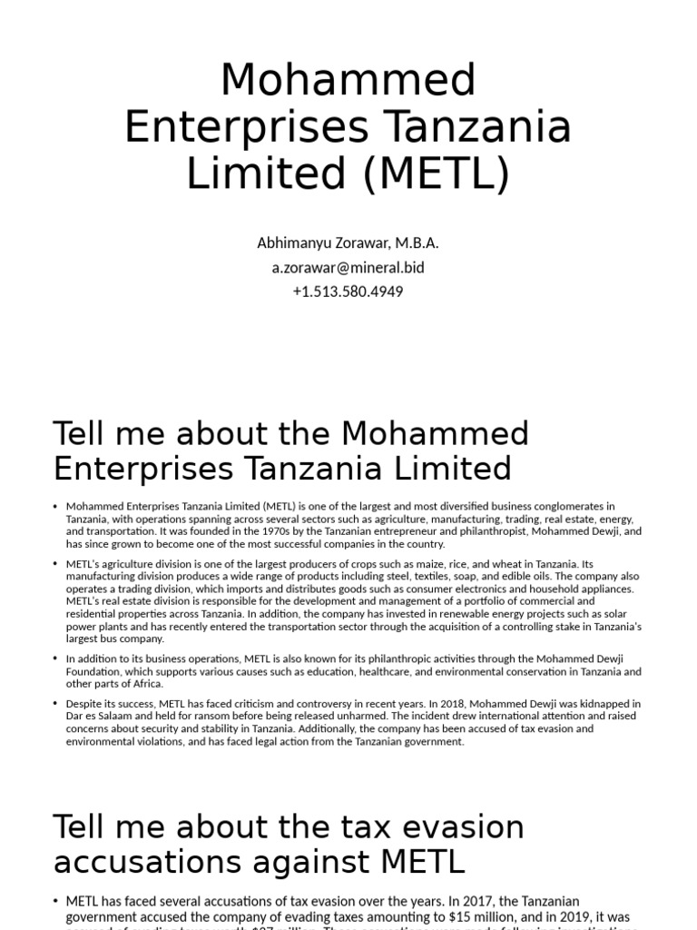 METL Brief 2023 Interim Incomplete | PDF | Agriculture | Vegetable Oil