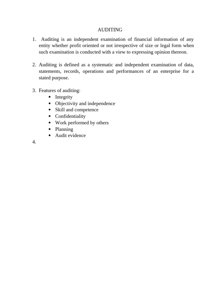 Auditing Notes | PDF | Career & Growth