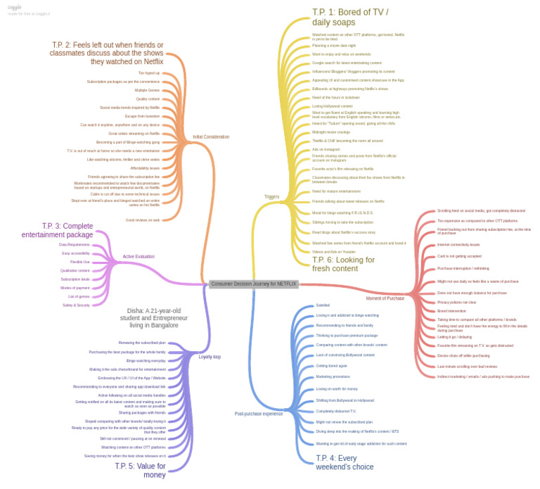 Consumer Decision Journey For NETFLIX | PDF | Netflix | Mass Media