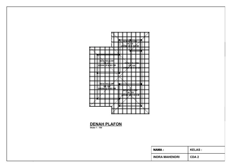 W-31 Denah Plafon | PDF