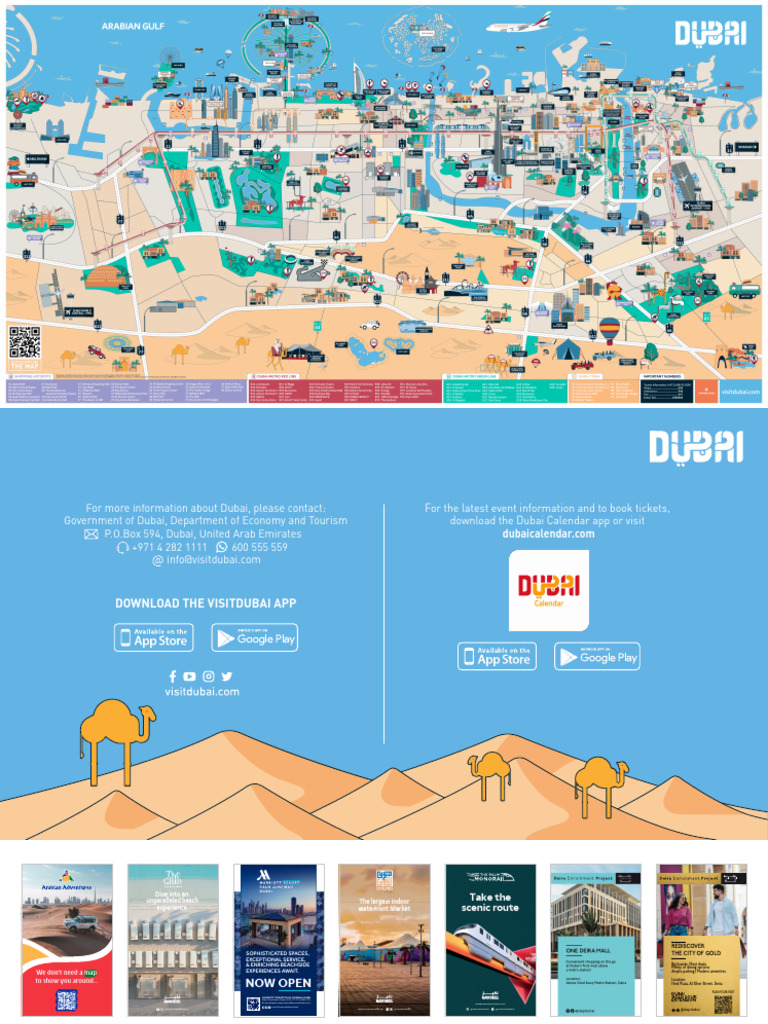 Dubai Map Interactive 2023 Oct | PDF | Dubai | United Arab Emirates