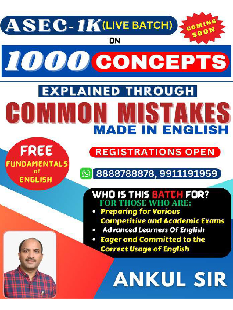 Common English Mistakes Explained | PDF | Career & Growth