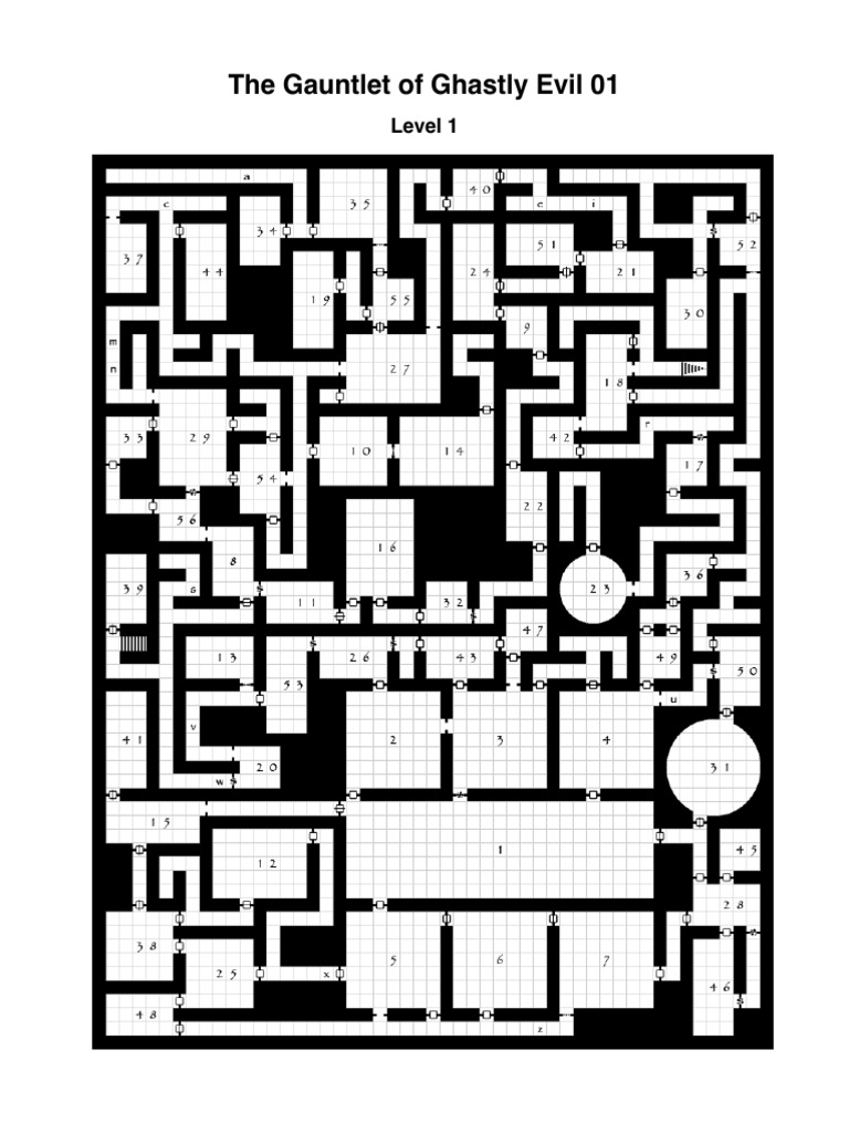 The Gauntlet of Ghastly Evil 01 | PDF