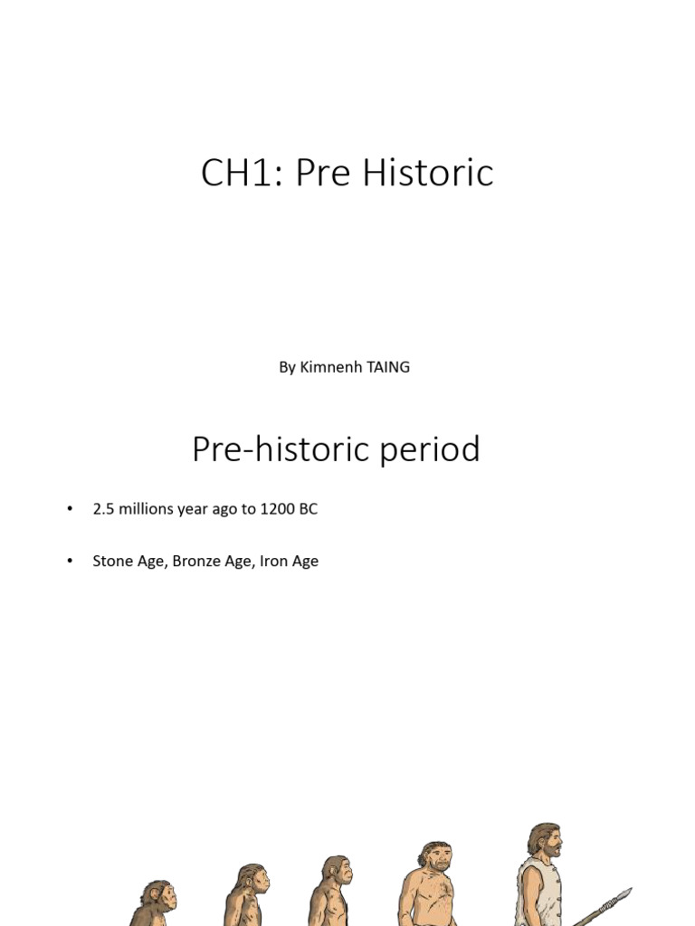 CH 1 - Prehistoric | PDF