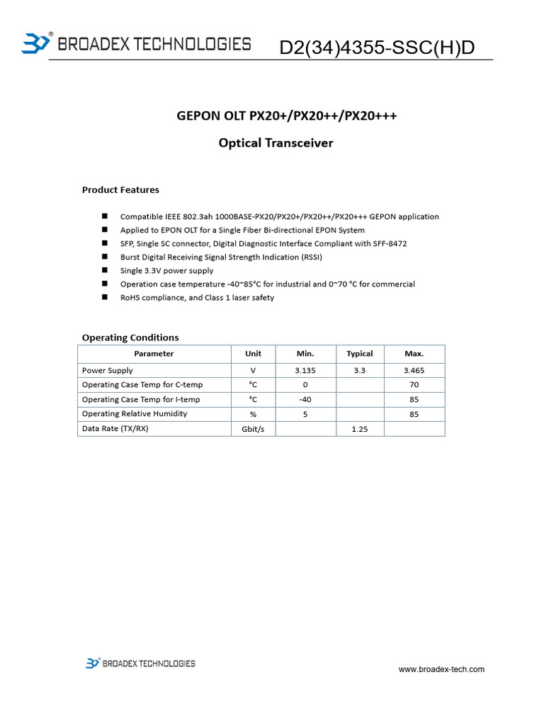 Datasheet-D24355-SSHD (EPON OLT PX20 Plus - PX20 Plus Plus - PX20 Plus ...