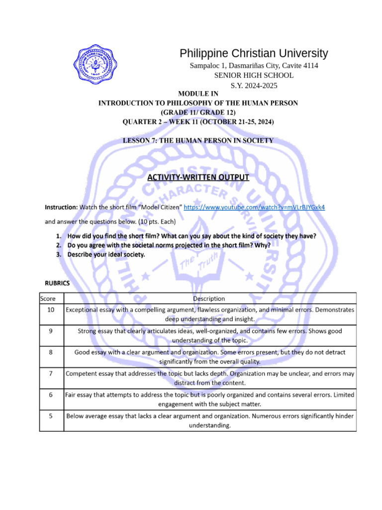 Jea Ann D. Bangiban - Ip-2ndq-Activitysheet-week 11 | PDF