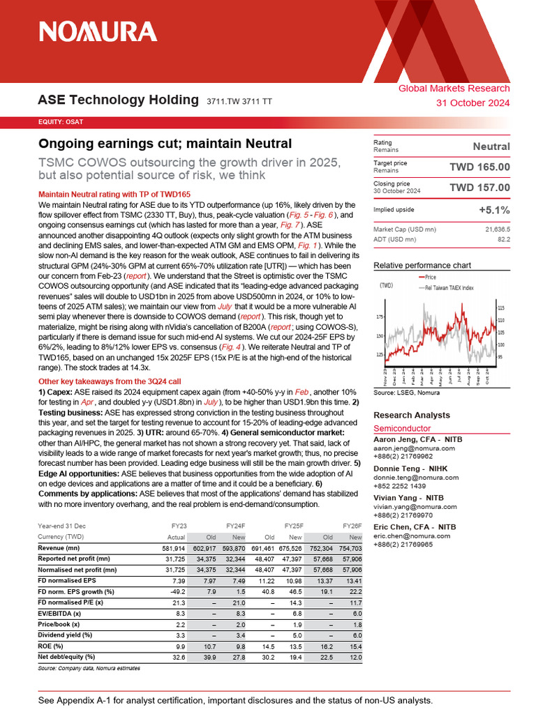 NMR ASE | PDF | Dividend | Expense