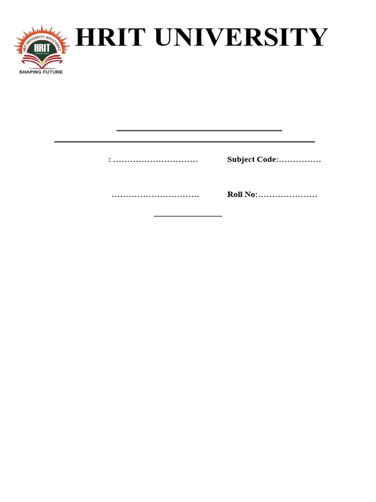 Assignments Front Page | PDF | Career & Growth