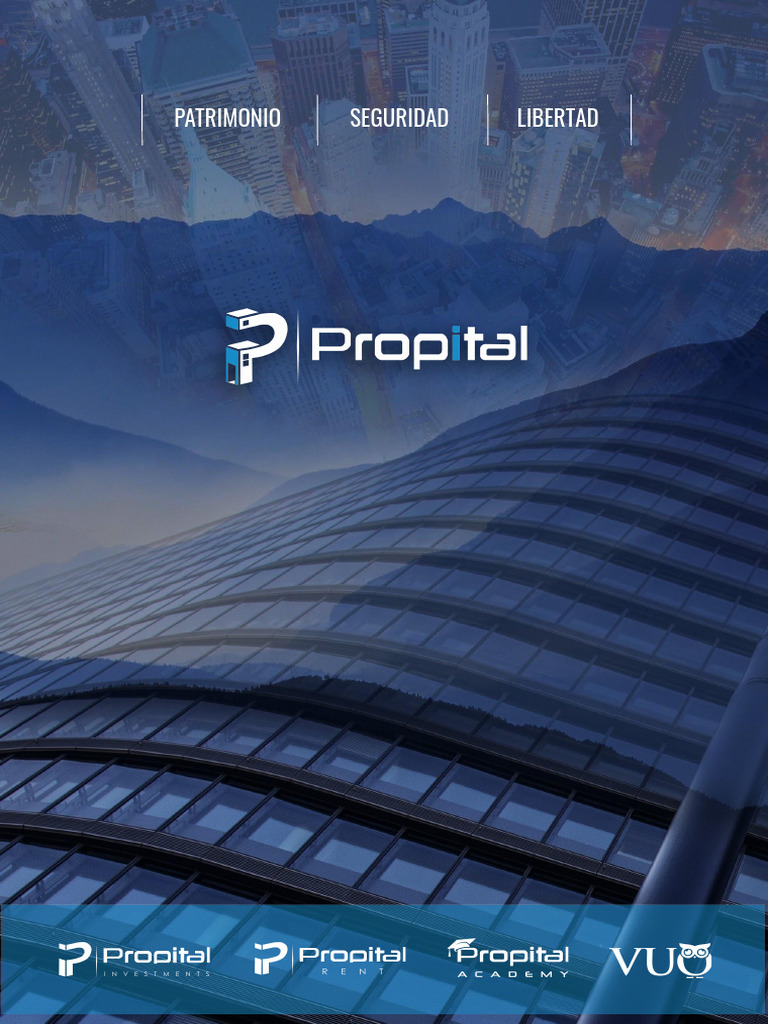 Brochure Propital | PDF | Hipotecas | Marketing