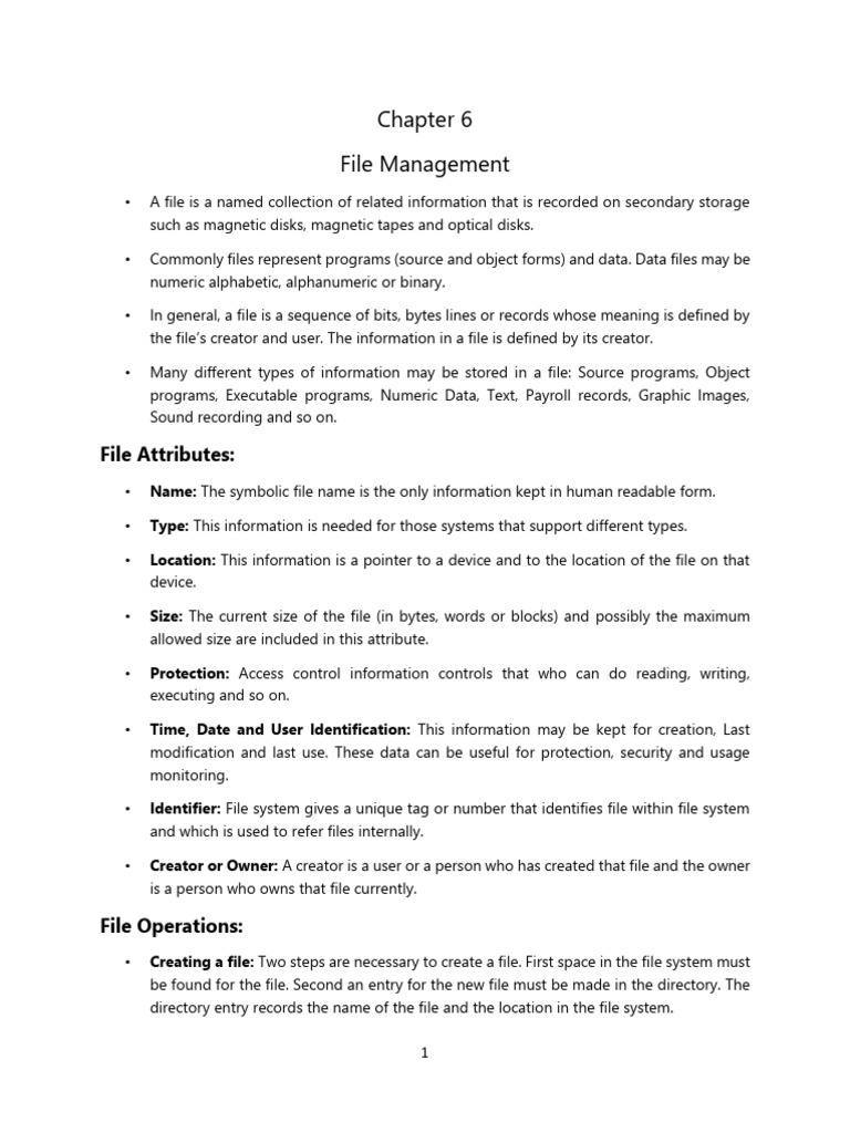 OSY Chapter 6 SSP | PDF | Computer File | Database Index