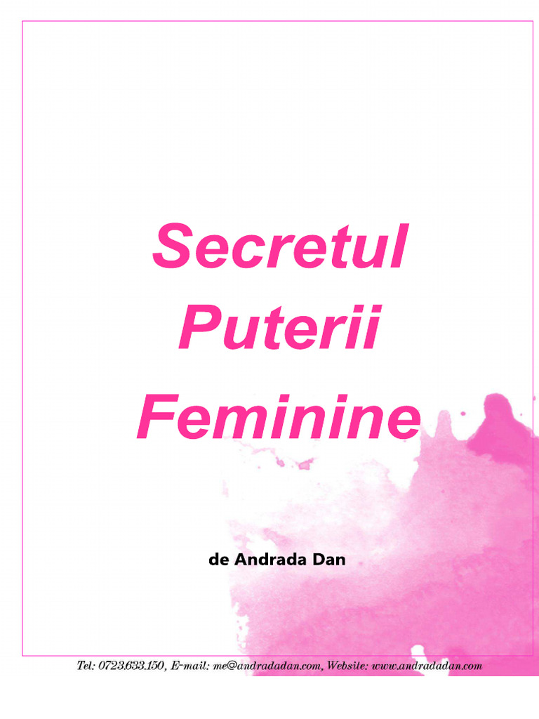 Secretul Puterii Feminine | PDF