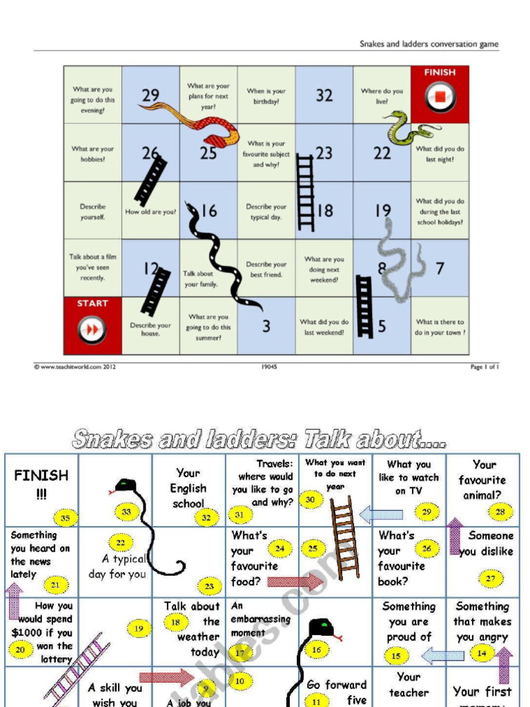 Snake and Ladder | PDF