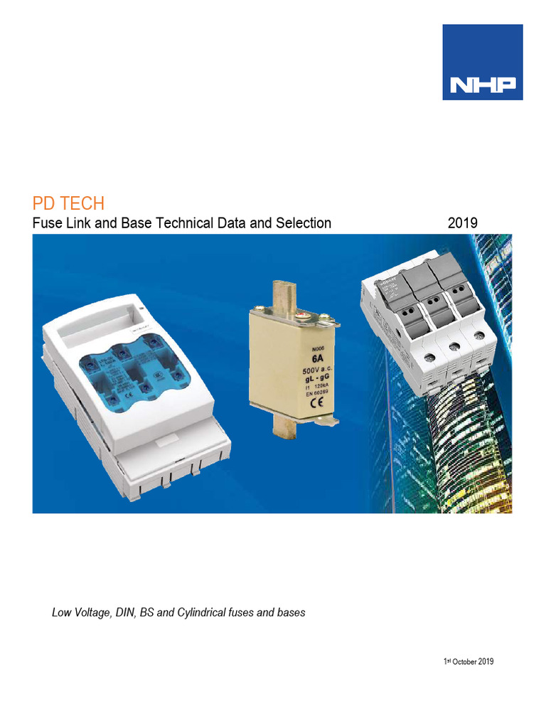 2019 Technical Data for Fuses and Bases | PDF | Fuse (Electrical) | Electrical Engineering