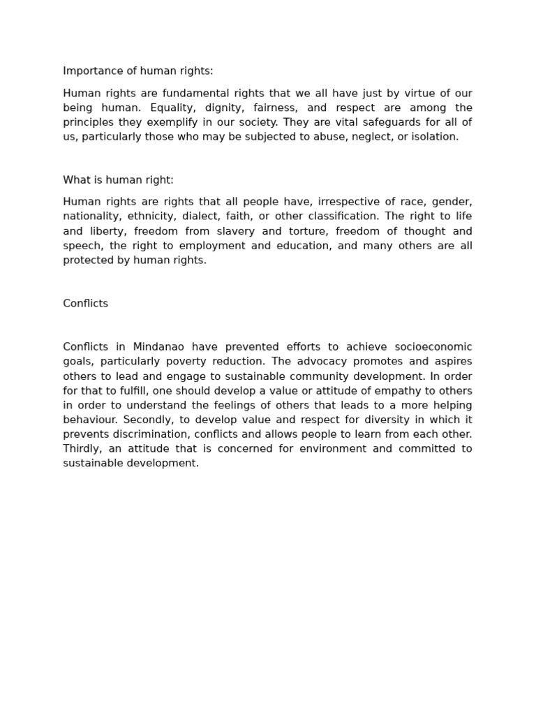 Human Rights | PDF | Social Science