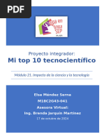 Proyecto Integrador Modulo 21 Prepa en Linea Sep | PDF