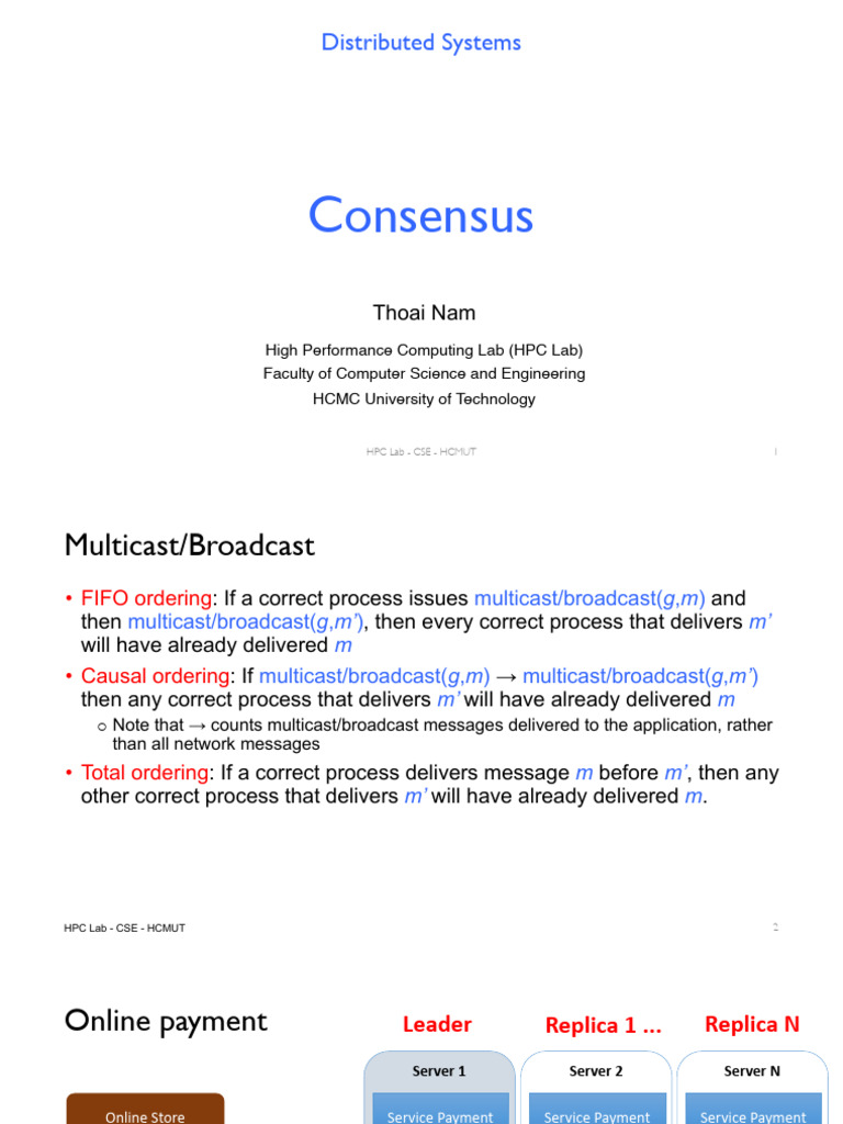 Ch9 Consensus | PDF | Computer Architecture | Computer Engineering