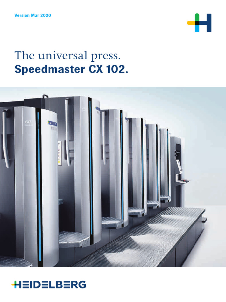 Speedmaster-Cx-102-Product-Information (1) Scs | PDF | Efficient Energy ...