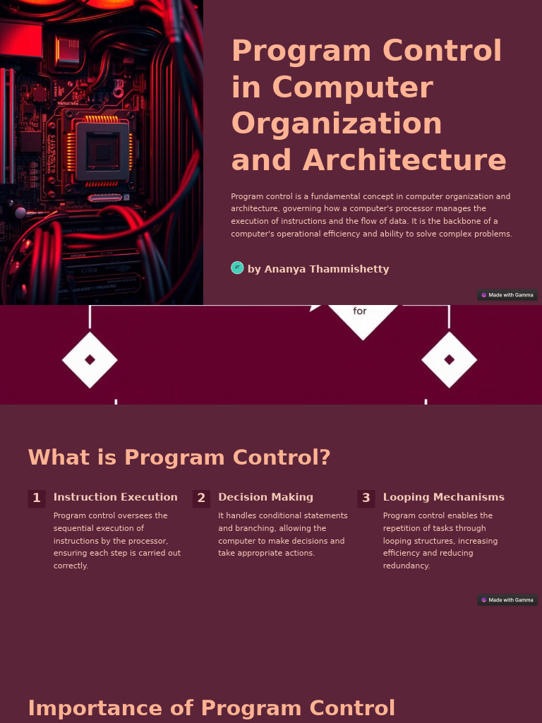 Program Control in Computer Organization and Architecture | PDF ...