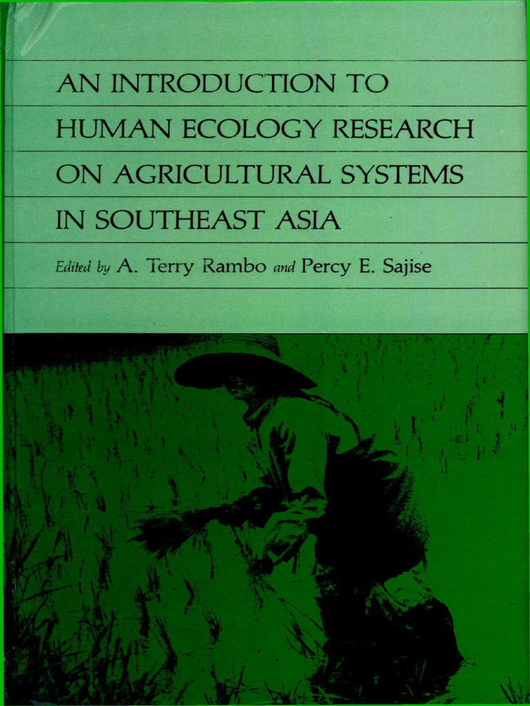 A N Introduction To H U M A N Ecology Research O N Agricultural Systems ...