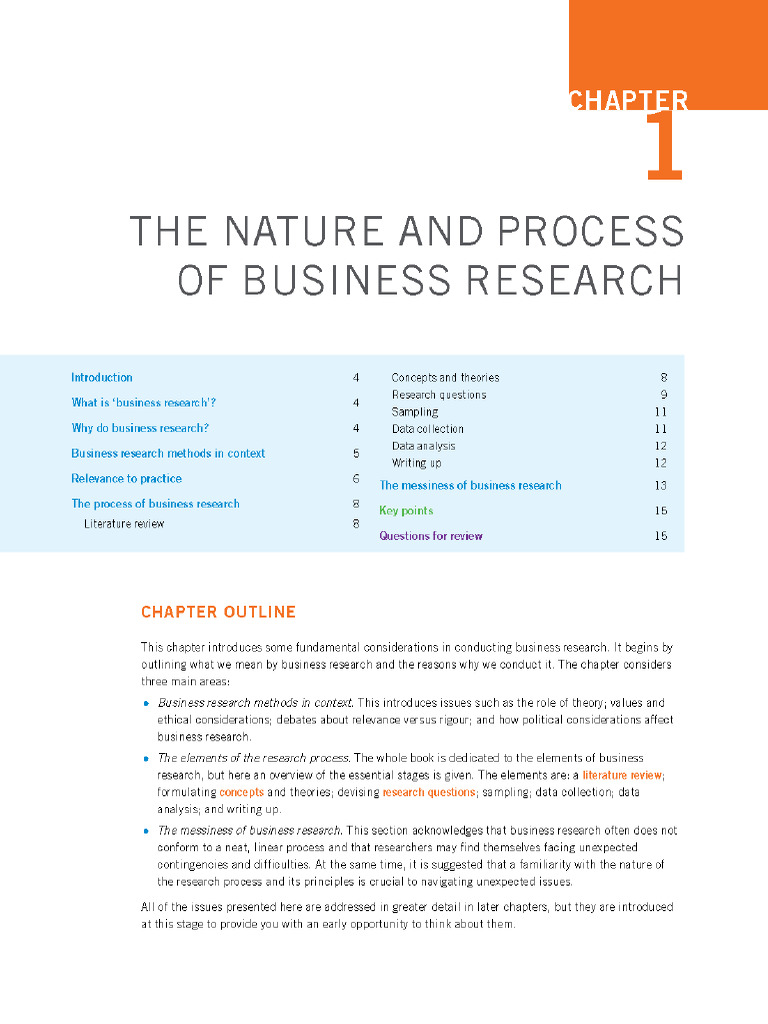 Business Research Methods, Notes | PDF