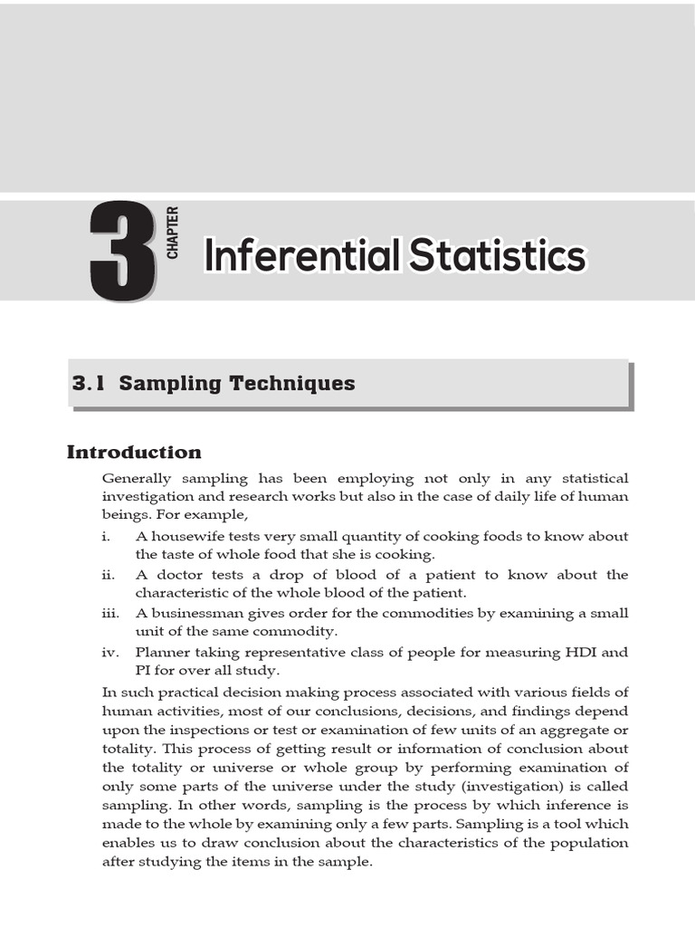 Sampling and Sampling Distribution | PDF | Standard Error | Sampling (Statistics)