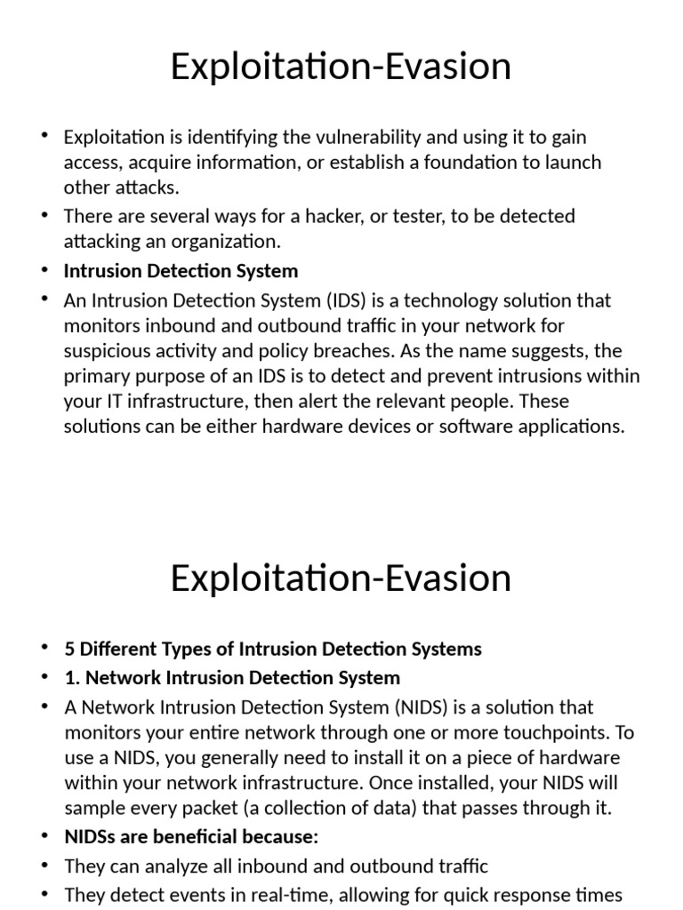 3.exploitation Evasion | PDF | Computing | Computer Science