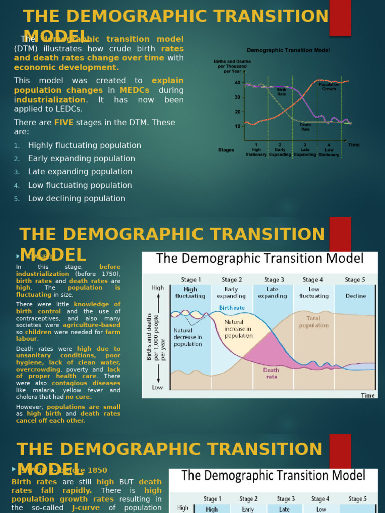Understanding the Demographic Transition Model | PDF | Birth Rate ...