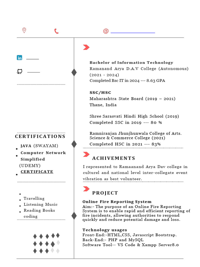 Ss CV | PDF