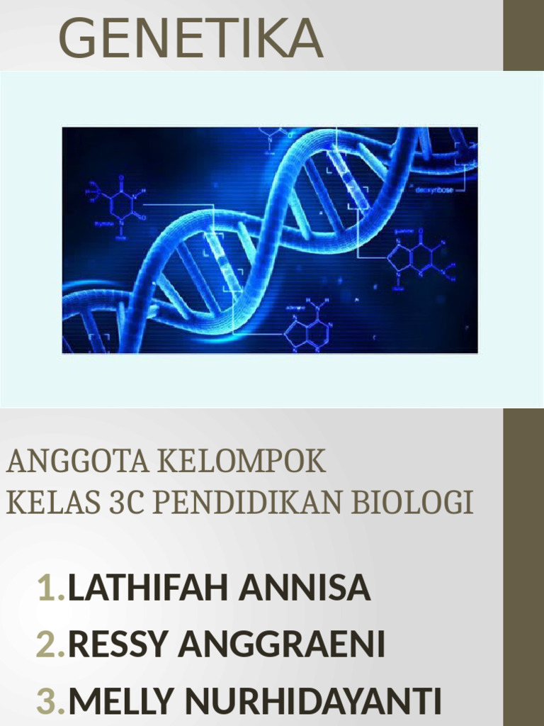 Bahan Genetika Kelas 3C-1 | PDF
