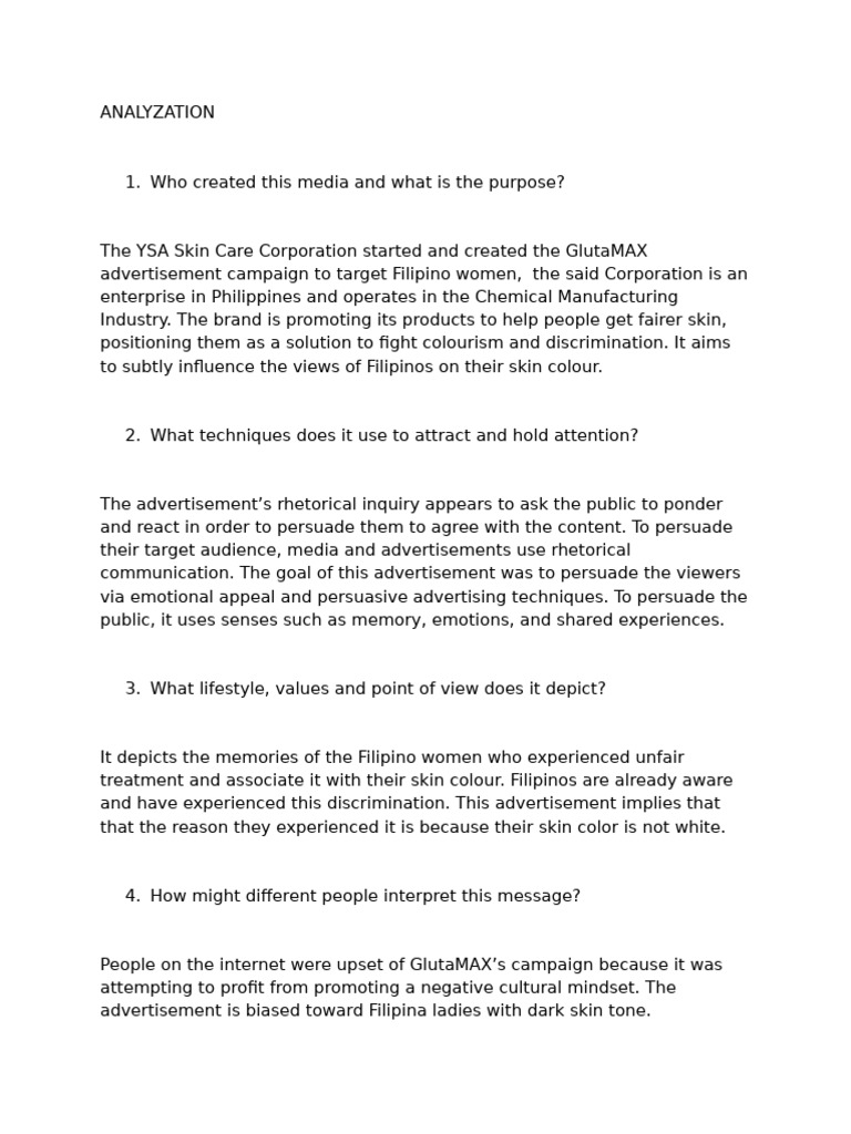 Case Study Pdf Advertising Communication