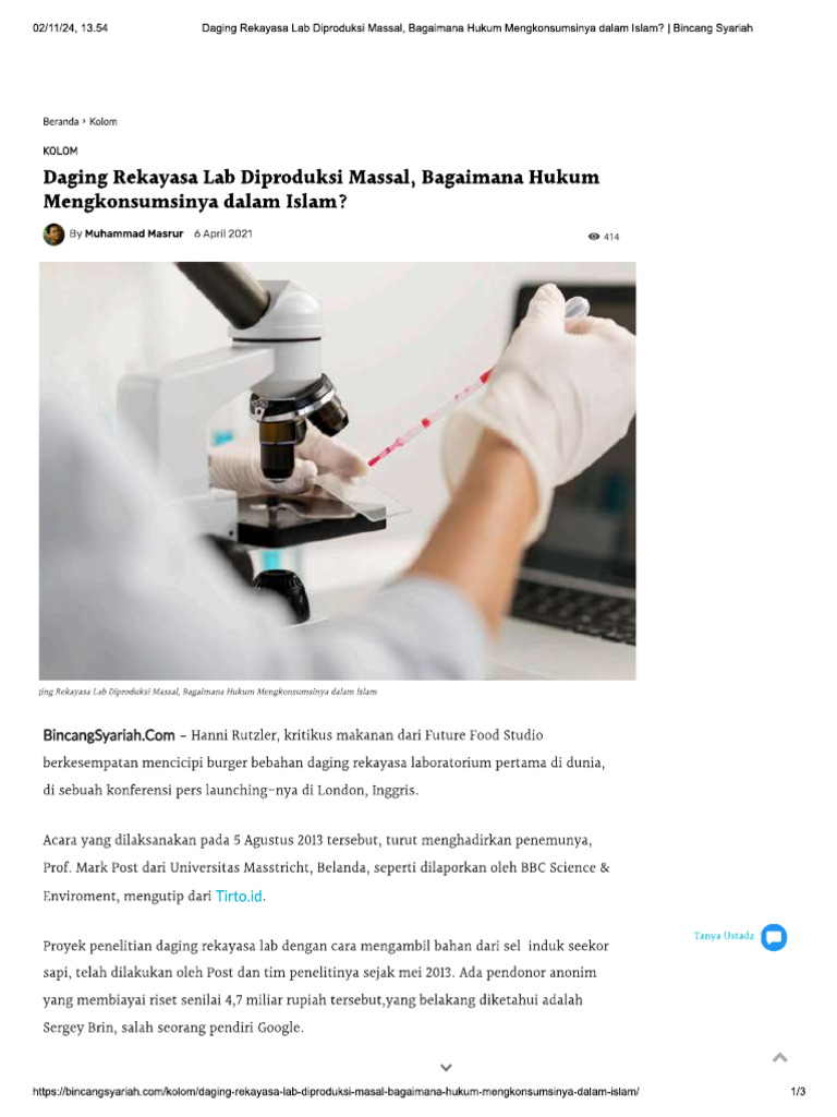 BINCANG Rekayasa Genetika | PDF