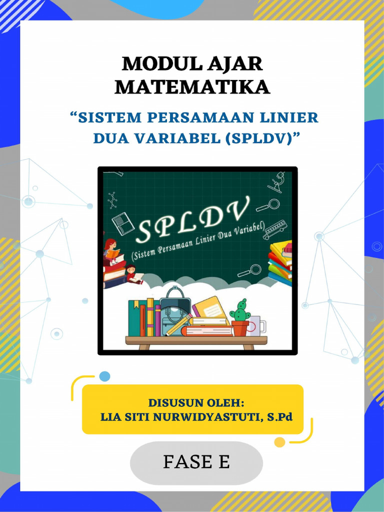Modul Ajar SPLDV untuk SMK Muhammadiyah | PDF | Karier & Perkembangan
