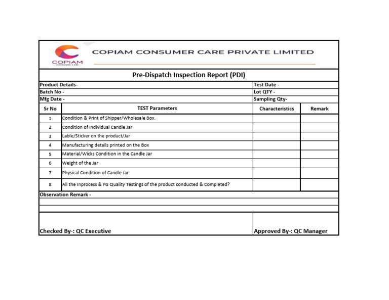 CCC PDI Report | PDF