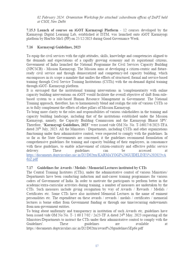 AR2023-24English Government-97 | PDF | Capacity Building