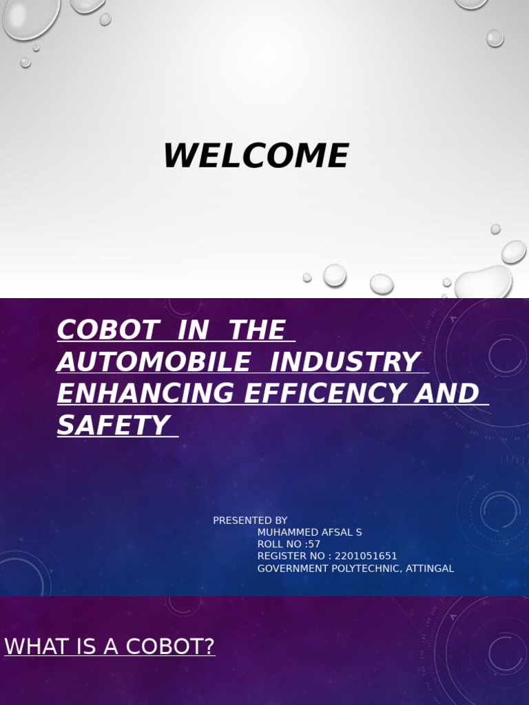 Welcome | PDF | Robot | Robotics