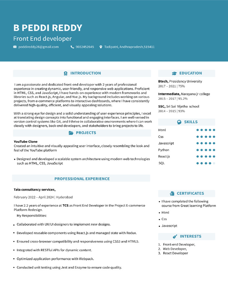 My Resume | PDF