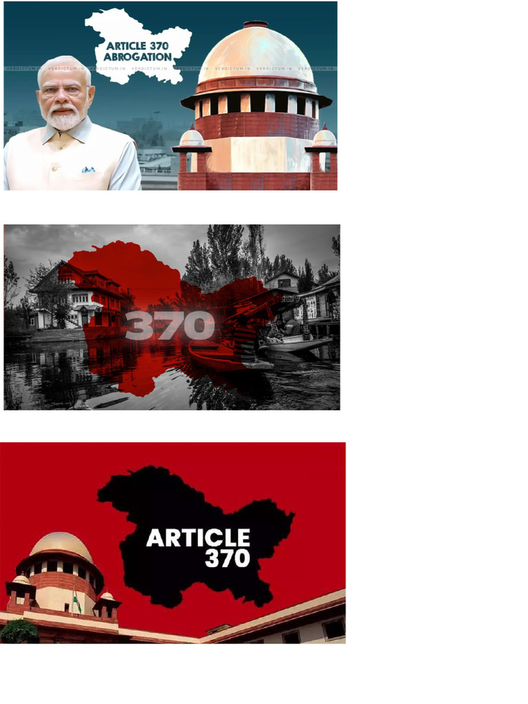 Article 370 | PDF