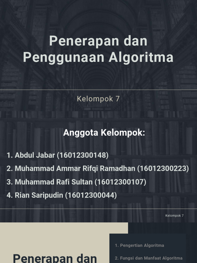 Kelompok 7 - Logika Pemrograman | PDF