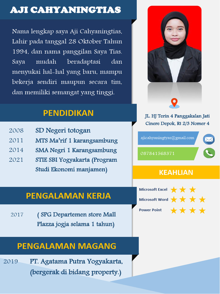 CV Aji Cahyaningtias | PDF