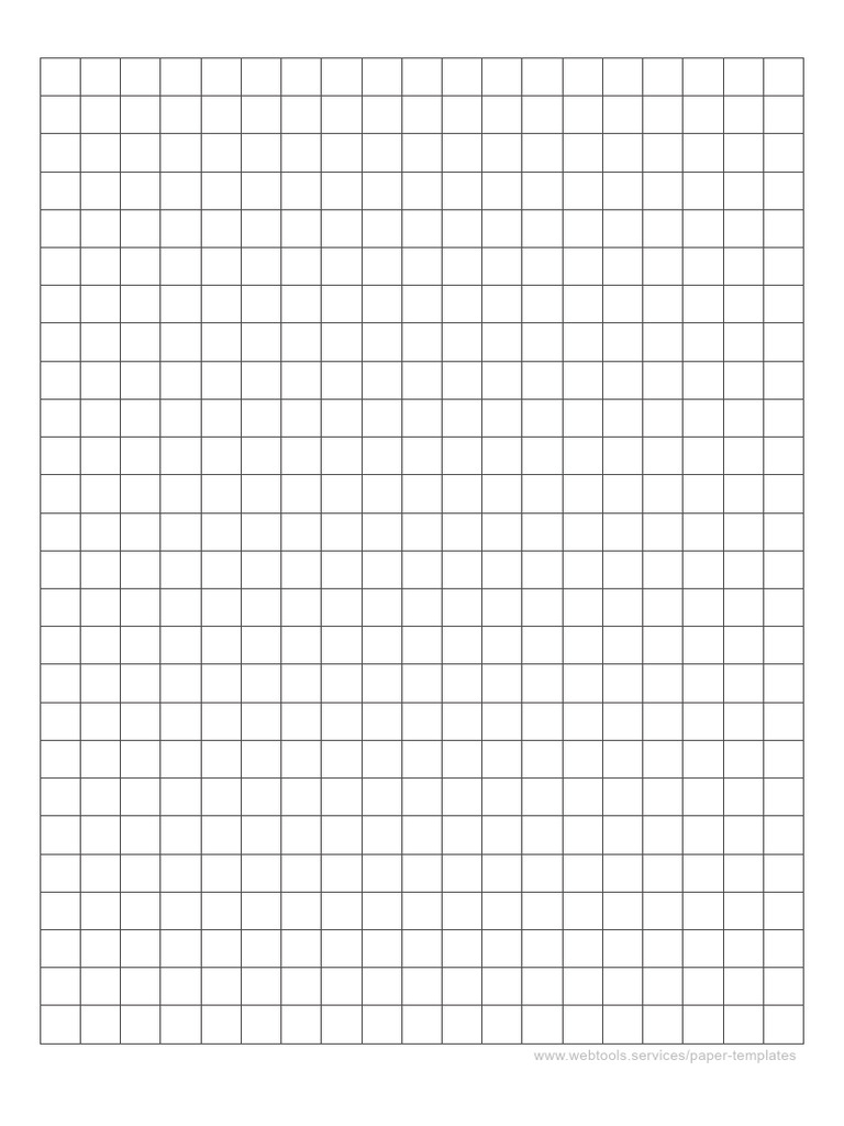 1cm Graph Paper Printable-A4 With 0.375 Inch Border | PDF