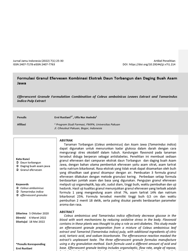 Jurnal Davina | PDF | Sains & Matematika