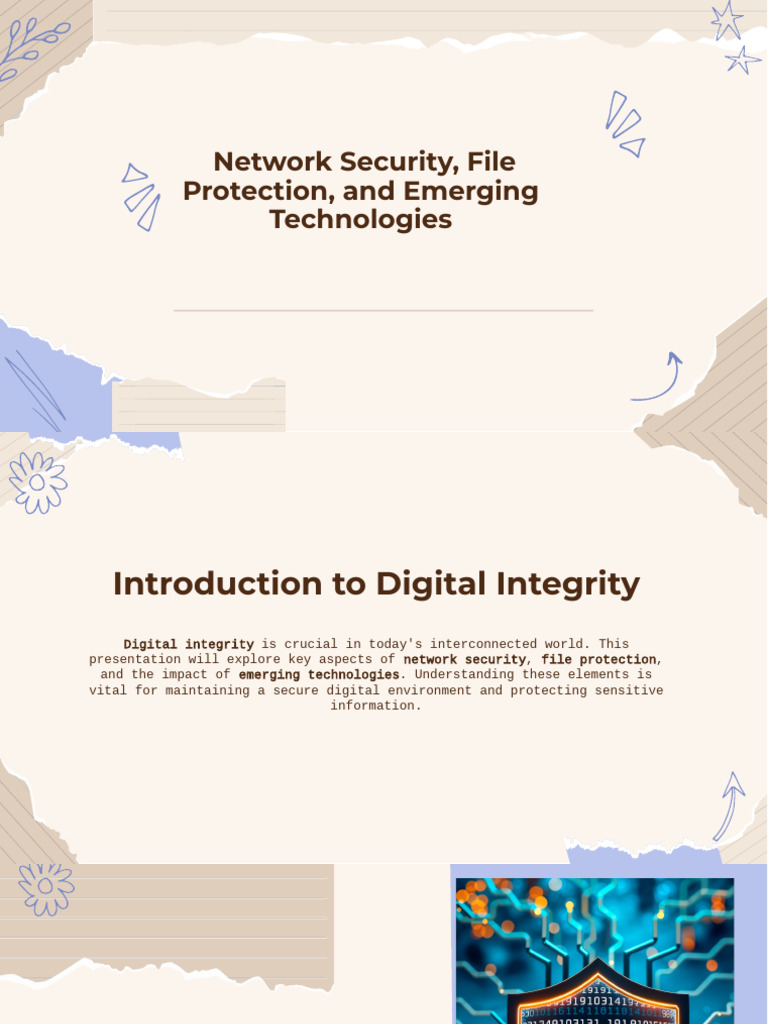 Slidesgo Ensuring Digital Integrity A Comprehensive Overview of Network ...